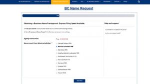 BC Registry Name Request | Step-by-Step Guide